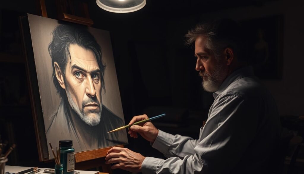 Bagaimana Leonardo da Vinci melukis potret yang realistic
