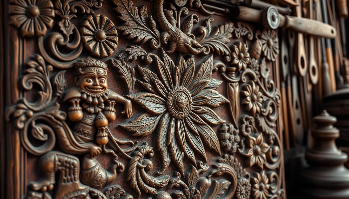 Karya Seni Pahat Tradisional: Ukiran Kayu dari Bali